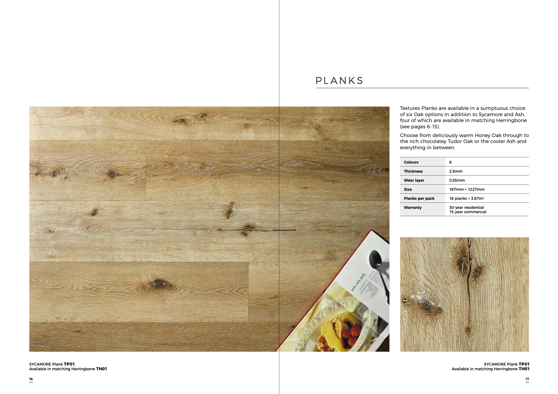 Specifications – Textures LVT