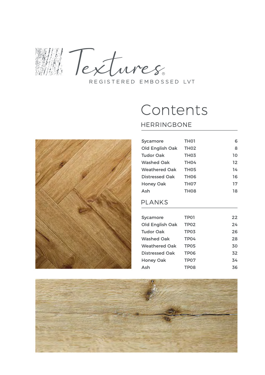 Specifications – Textures LVT