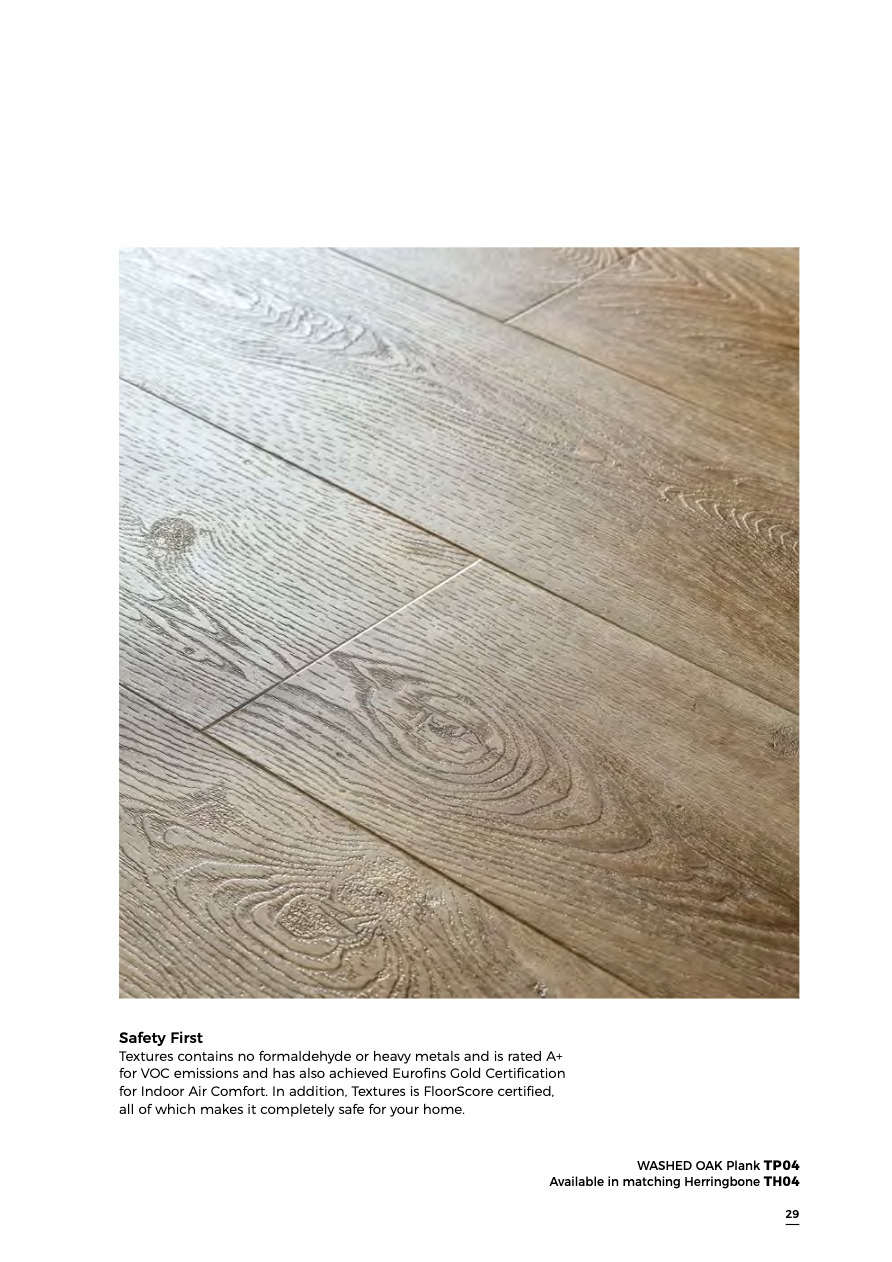 Specifications – Textures LVT
