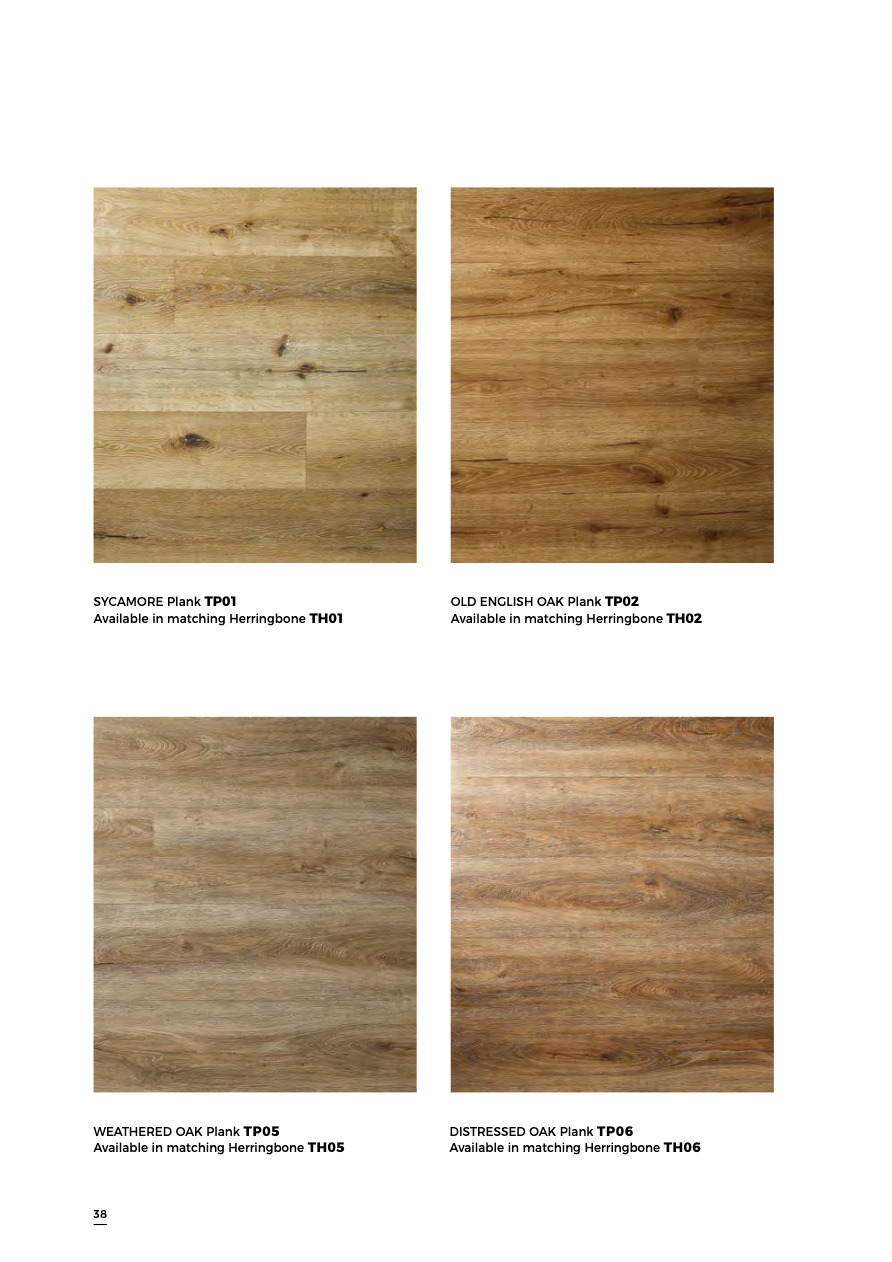 Specifications – Textures LVT