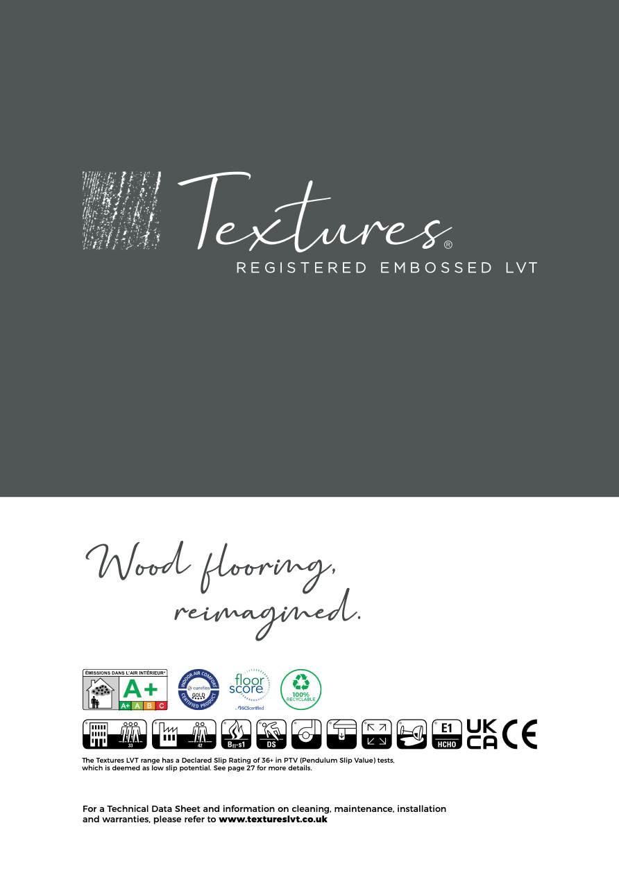 Specifications – Textures LVT